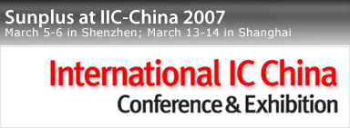 SUNPLUS :: IIC-China 2007